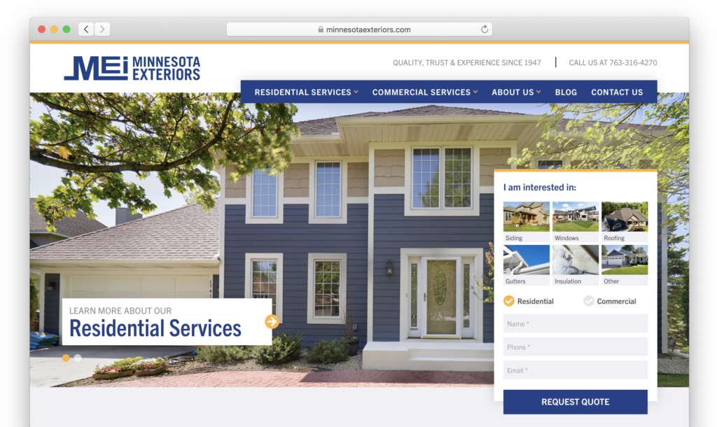 Minnesota Exteriors - Jesse Sutherland - Digital Product Designer ...